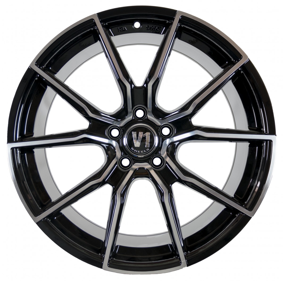 V1 Wheels V1 schwarz hochglanzpoliert - 8x18 ET35 - LK5/112 ML66.6 - RSU.de