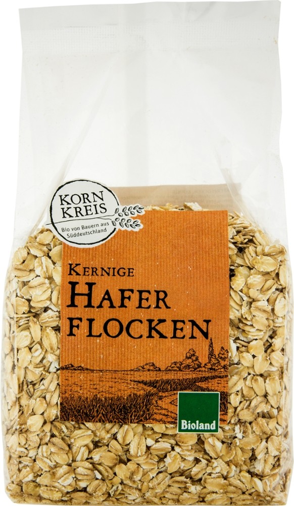 Kornkreis Bio Bioland kernige Haferflocken - - RSU.de