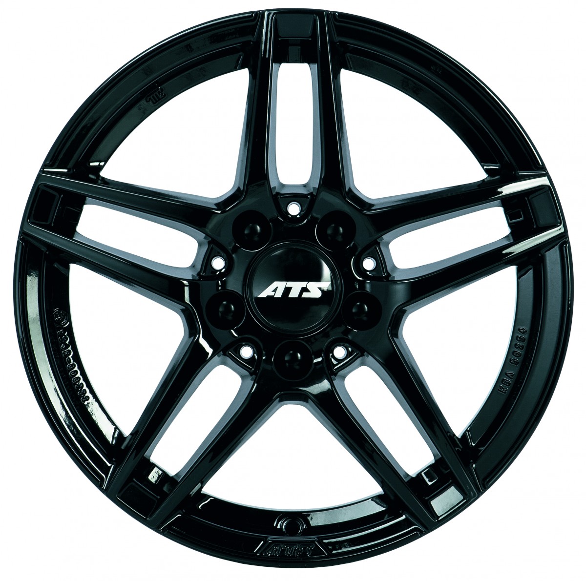 ATS Mizar diamant-schwarz - 6.5x17 ET44 - LK5/112 ML66.5 - RSU.de