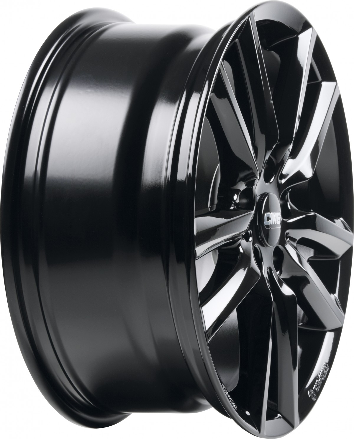 CMS C27 complete black gloss - 7.5x18 ET49 - LK5/112 ML66.5 - RSU.de