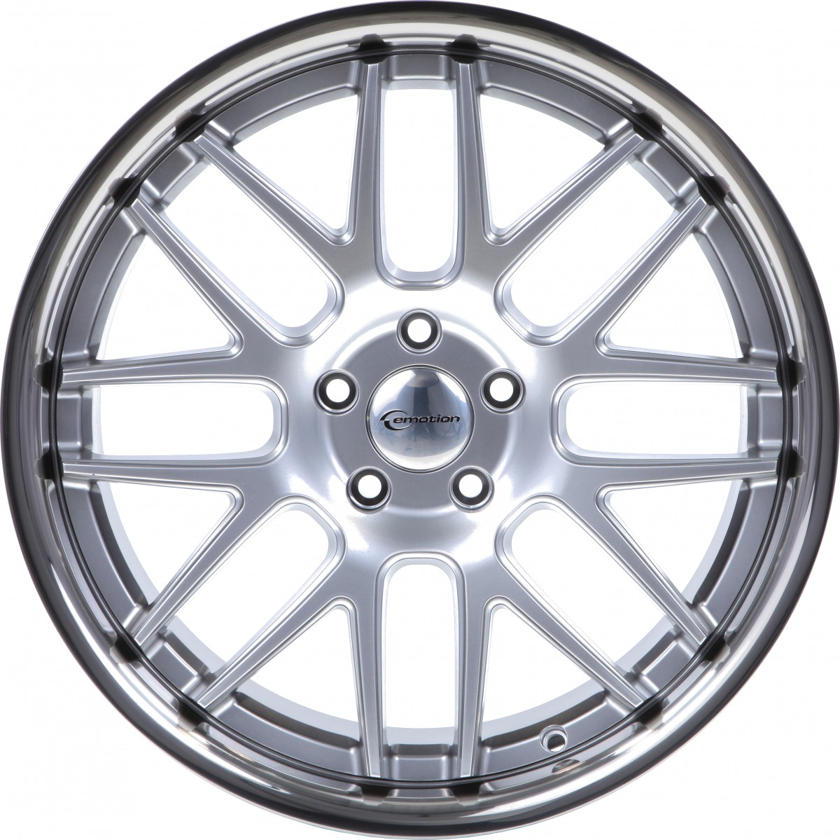 Emotion Wheels Concave hyper silver inox - 10x20 ET35 - LK5/120 ML74.1 ...