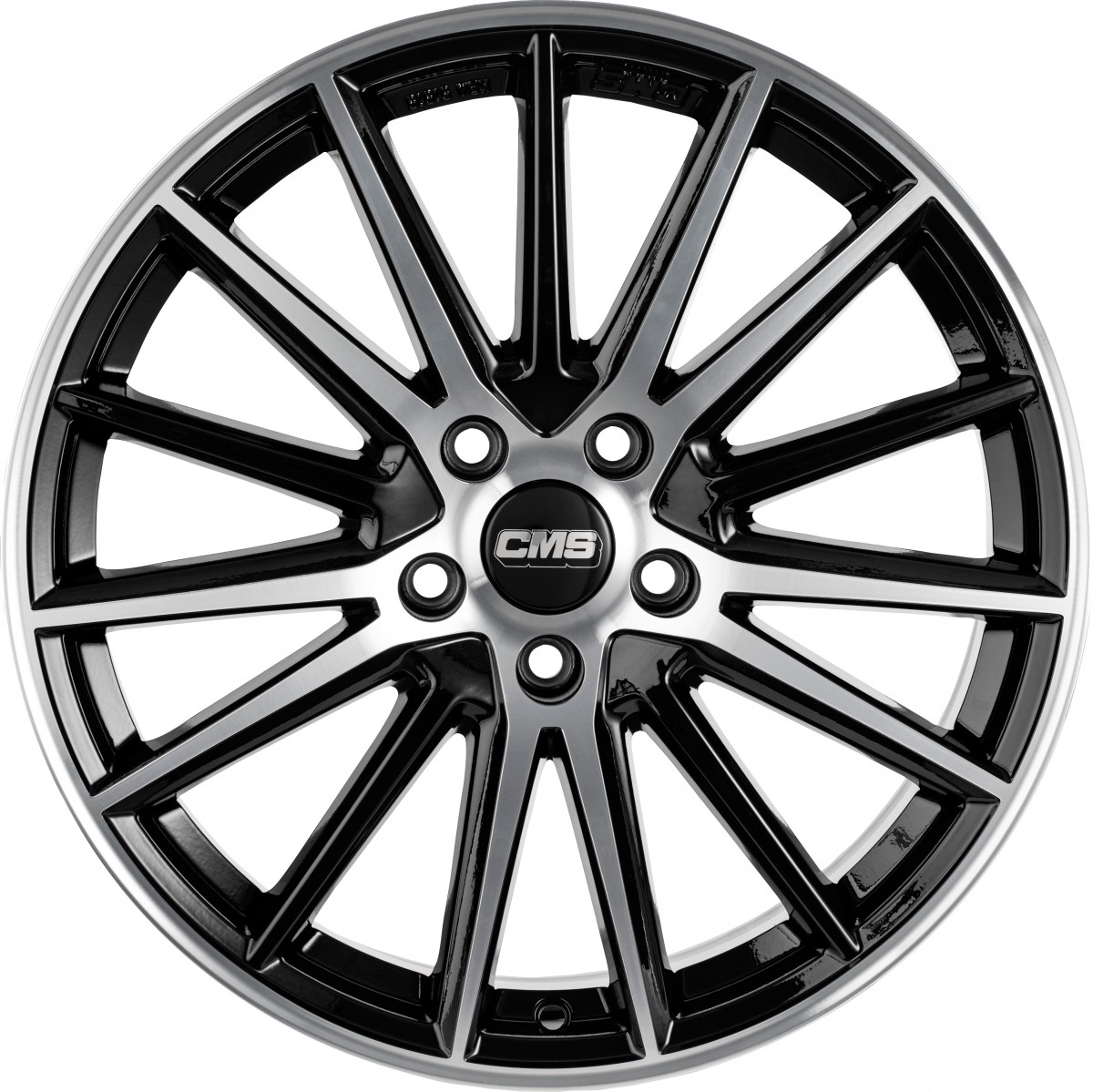 CMS C23 diamond black gloss - 8x19 ET42 - LK5/108 ML63.4 - RSU.de