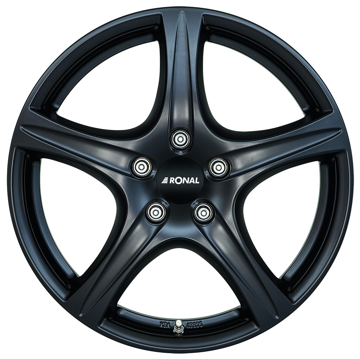 Ronal R56 mattschwarz - 6.5x16 ET54 - LK5/112 ML76 - RSU.de