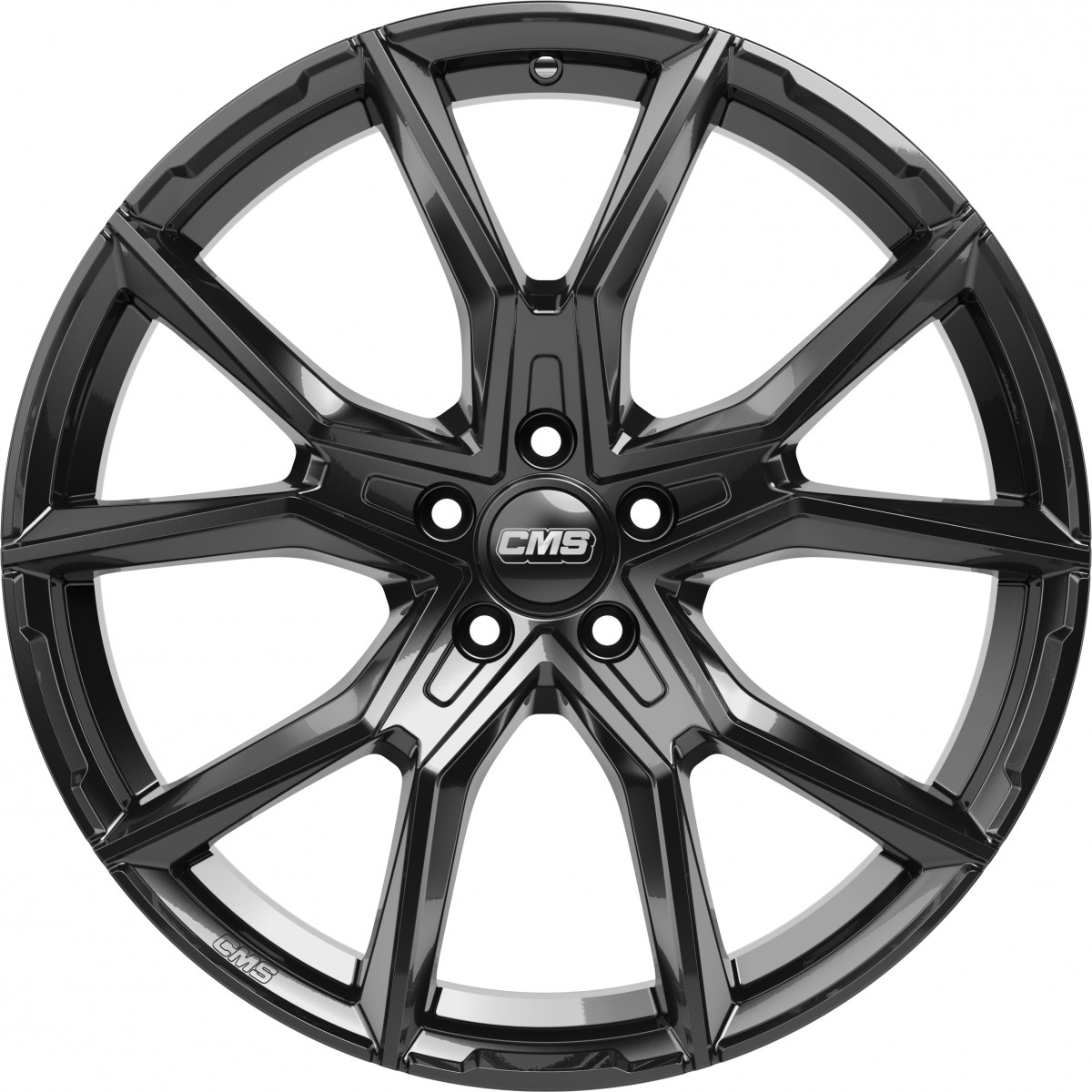 CMS C33 complete black gloss - 8x19 ET45 - LK5/112 ML66.5 - RSU.de