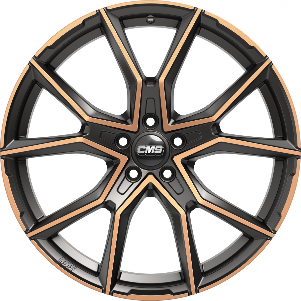 CMS C33 diamond black copper - 8x18 ET40 - LK5/100 ML57.1 - RSU.de