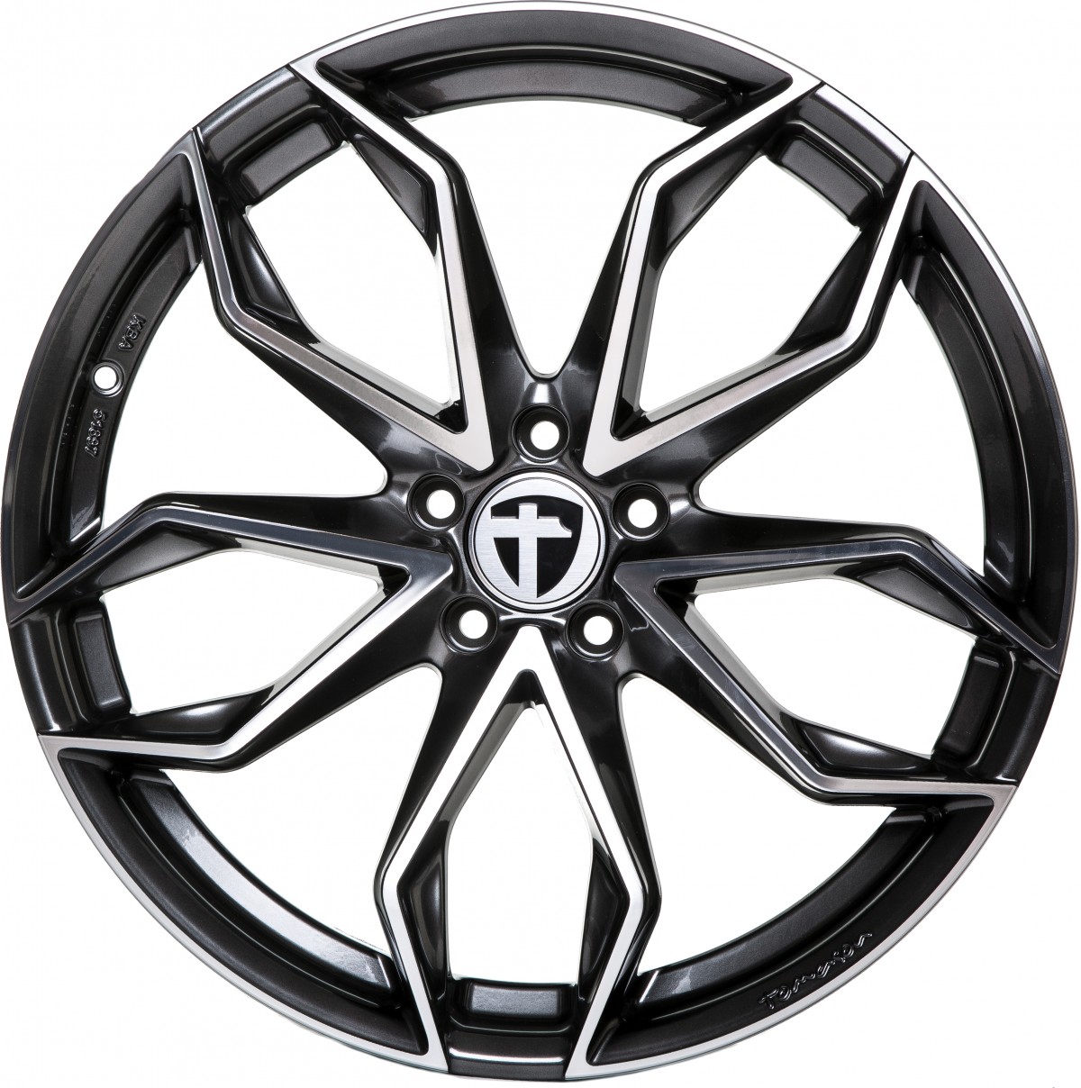 Tomason TN22 dark hyperblack polished - 10x22 ET45 - LK5/112 ML66.6 - RSU.de